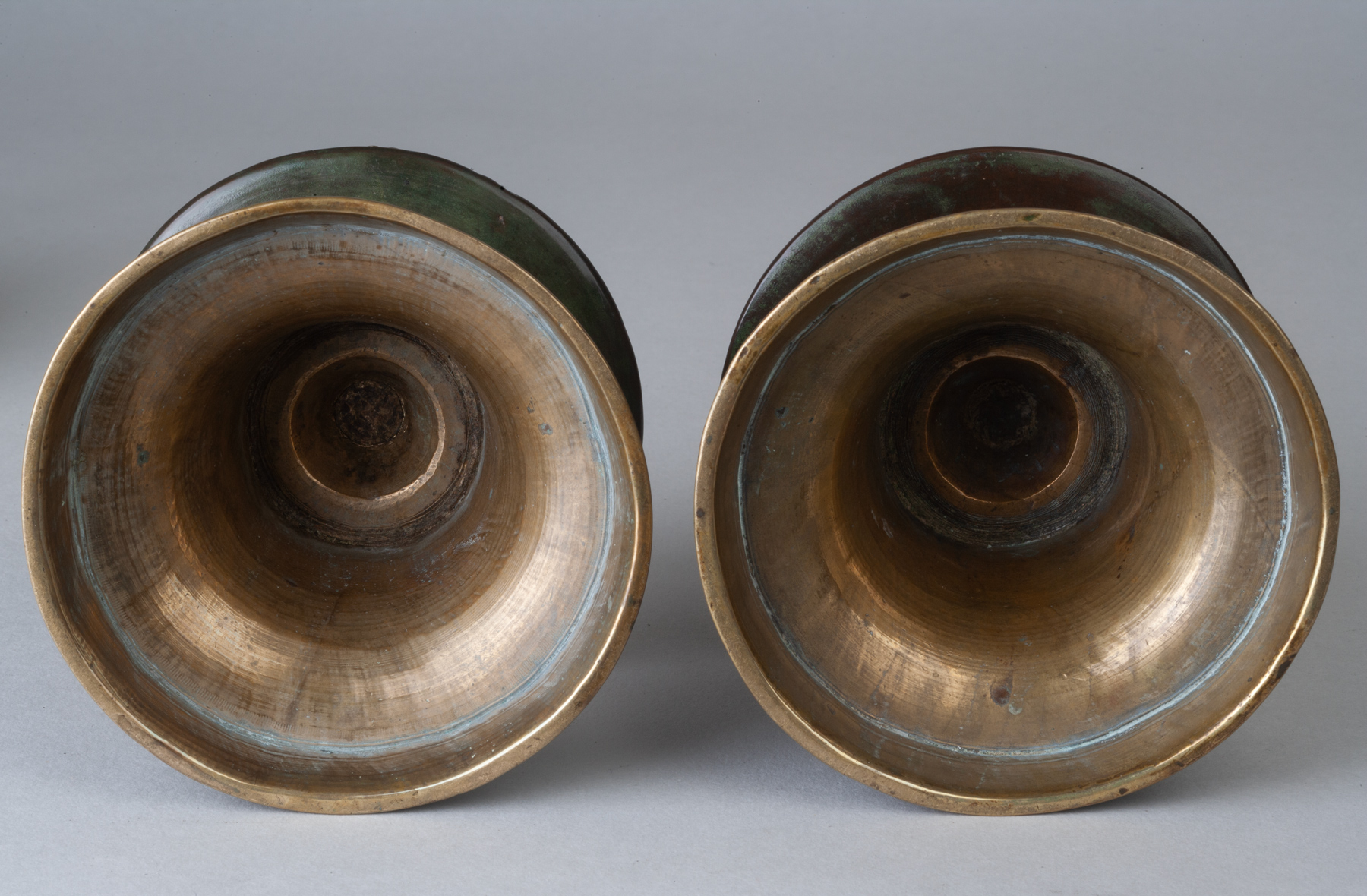 Spanish Capstan Candlesticks - Walpole Antiques